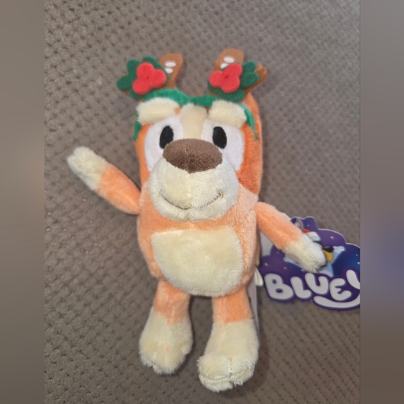 Bluey | Toys | New Bluey Bingo Reindeer Theme Plush Backpack Clip ...